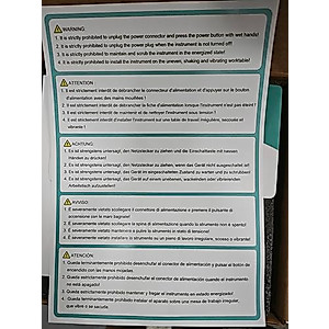 LAB FISH PRP Lab Benchtop Centrifuge Machine 6 x 2ml/5ml/10ml/15ml Capacity Test Tubes,Low Speed 500-5000r/min,Max 3074xg RCF