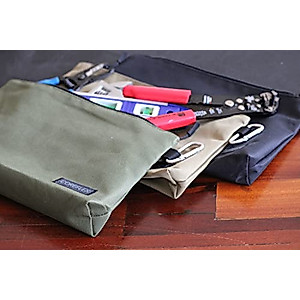 Coreflex 3 Pack Premium Tool Pouch Zipper Bag with internal pockets, 12inch Tool Bag, Multipurpose Storage pouch, Flat Bottom with YKK Zipper for Tools, Gadgets, Cosmetics, Stationary,Travel accessary