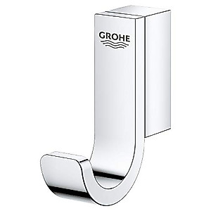 GROHE 41039000 Selection Robe Hook, Starlight Chrome