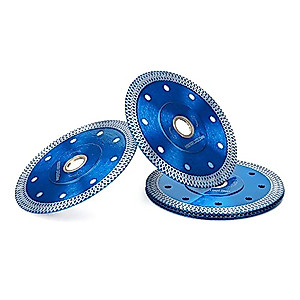 Supper Thin Diamond Tile Blade Porcelain Saw Blade for Cutting Porcelain Tile Granite Marbles (4.5"-5pcs/box)