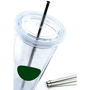 2 Venti Stainless Steel CocoStraw Replacement Straws 2qty For Hot & Cold Travel Mug To-Go Drink Cups