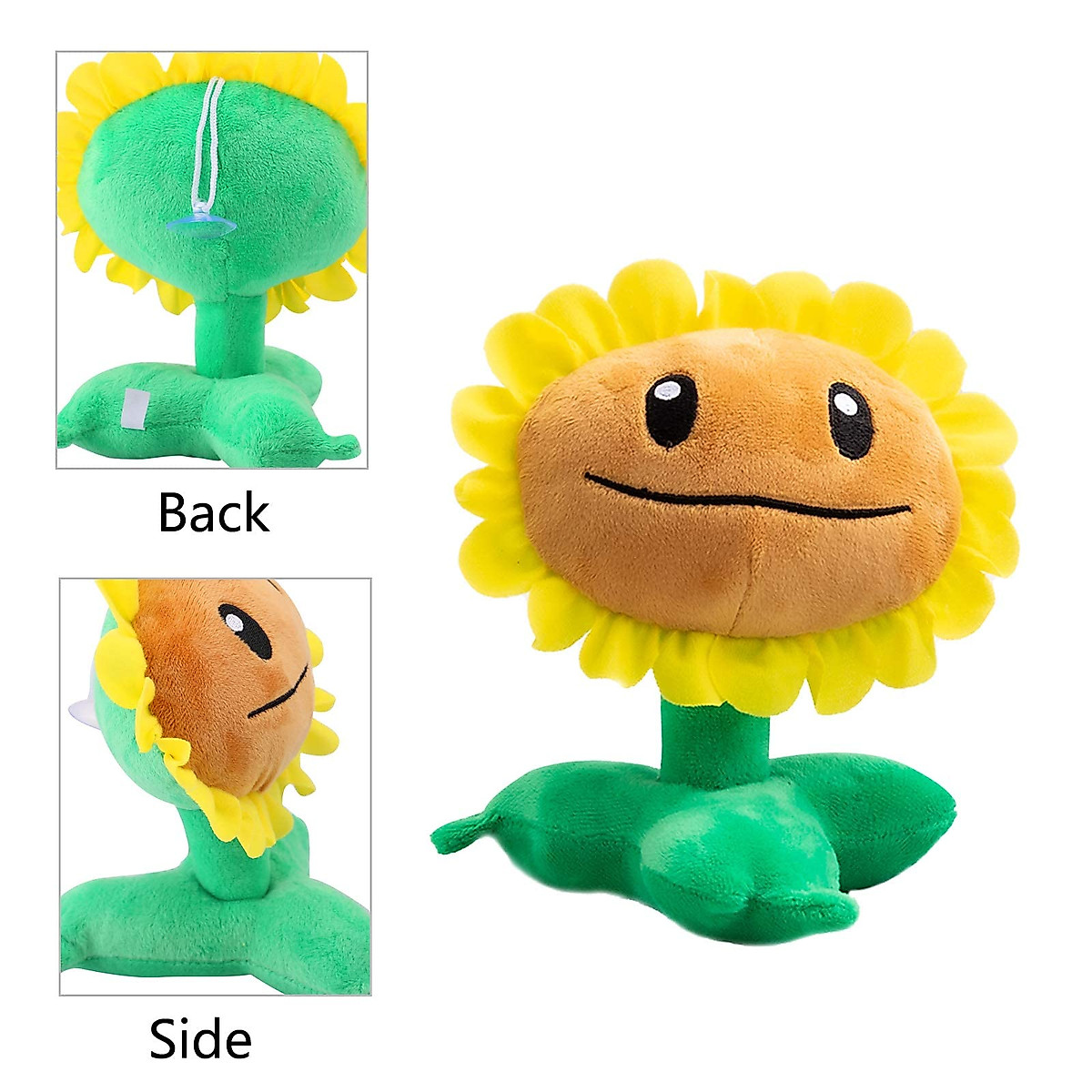 Maikerry 1 PC Plants Plush Toy PVZ Stuffed Figure Doll Sunflower Plush New for Children, Great Gifts for Kids and Fans