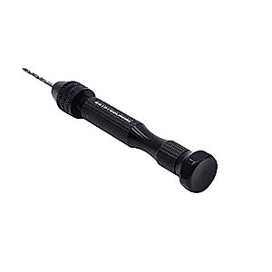 Precision Pin Vise Hand Drill with 25pcs Micro Twist Drill Bits Set (0.5-3.0mm) Mini Hand Drill Rotary Tool for PCB,Metal,Wood,Jewelry,Plastic,Resin Manual Making DIY Assembling Drilling