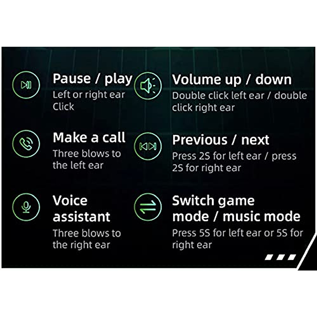 G7S Gaming Wireless Earbuds Bluetooth 5.0 Headphones with LED Display with Charging Case Hi-fi Stereo,Gaming in-Ear Earbuds Sweat Resistant