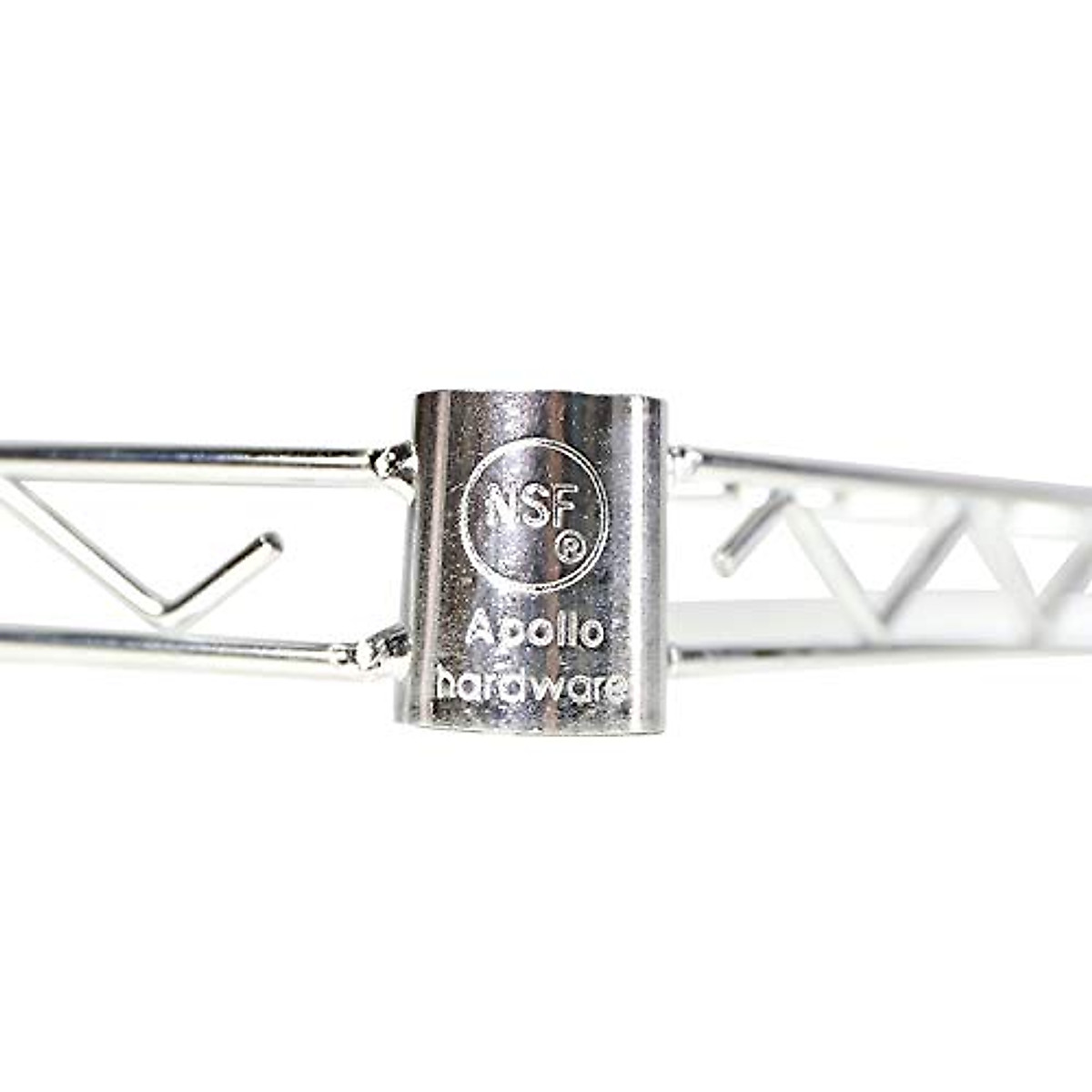 Apollo Hardware Chrome 3-Shelf Wire Shelving 7.5"x17.5"x16.5"