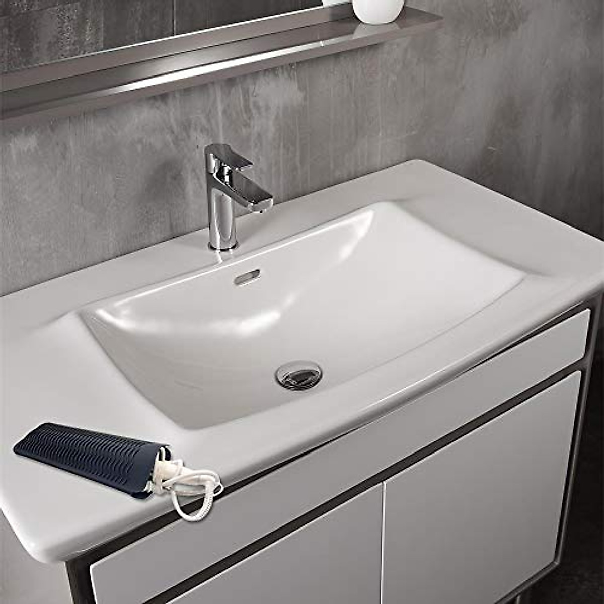 2Pack Heat Resistant Silicone Mat Pouch, Portable Styling Heat mat, Curling Iron pad Cover, Hair Straightener Travel Bag Case, for Flat Iron, Curler Wand, Hot Waver, Salon Tools Appliances (GrayPink)