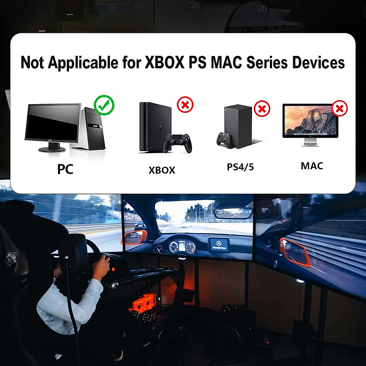 RASTP 64Bit PC USB Handbrake for SIM Racing Games Logitech G27 G25 G29 T500 T300 FANATECOSW LFS DIRT RALLY.2,Black,Without Clamp