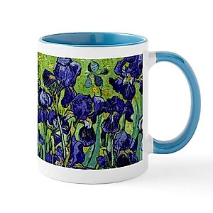 CafePress Van Gogh Irises, St. Remy Mugs Ceramic Coffee Mug, Tea Cup 11 oz
