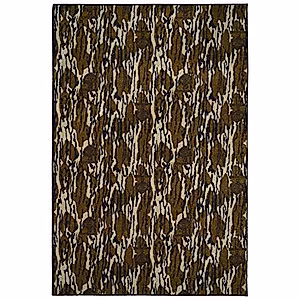 Garland Rug Mossy Oak Bottomland Camouflage 6 ft. x 9 ft. Area Rug