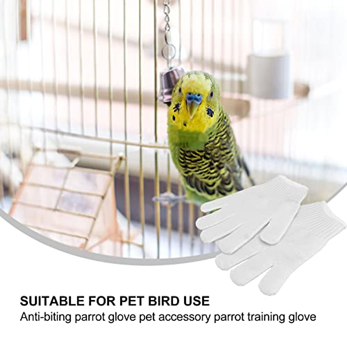 balacoo Anti-bite Bird Handling Gloves Gloves for Bird: Material ensures The Good Protection Effect. Hamster Handling Gloves