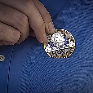 Law Enforcement Appreciation Challenge Coin · Police Officer Thank You Challenge Coin · Thin Blue Line Challenge Coin