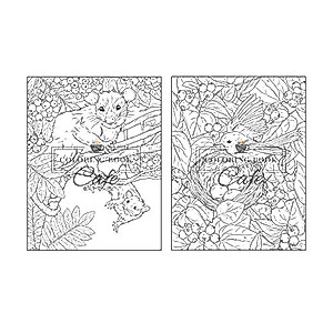 100 Wildlife Scenes: An Adult Coloring Book Featuring 100 Most Beautiful Wildlife Scenes with Animals, Birds and Flowers from Oceans, Jungles, Forests and Savannas