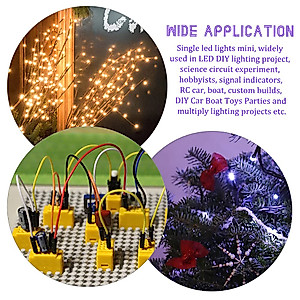 XINGYHENG 70Pcs 12V DC 5mm Pre Wired Light Emitting Diodes 7.1Inch Mixed Color(7 Colors x 10pcs) + 20pcs 5mm Lamp Holder+10 PCS 9V Battery Clip Connector