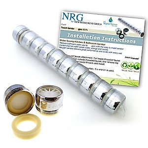 10 pc Lifesaver Pro-PACK 2.2 GPM Quality Faucet Aerator Dual Threaded/Aerated Full Stream