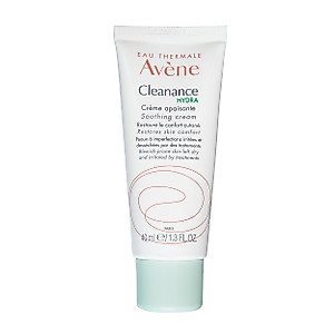 Eau Thermale Avène Cleanance HYDRA Soothing Cream, Rich Moisturizer, Adjunctive Care for Drying Acne Treatments, 1.3 oz.