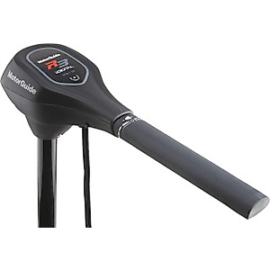 MotorGuide 940100140 R3 Freshwater Transom Mount Trolling Motor — Hand-Operated — 36-Inch Shaft, 55-Pound Peak Thrust