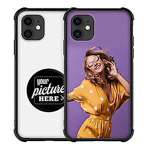 Custom Pictures Phone Case for iPhone 11 Personalized Custom Phone Cases Customized Slim Soft and Hard tire Shockproof Protective Anti-Scratch Phone Cover Case Make Your Own case Customize