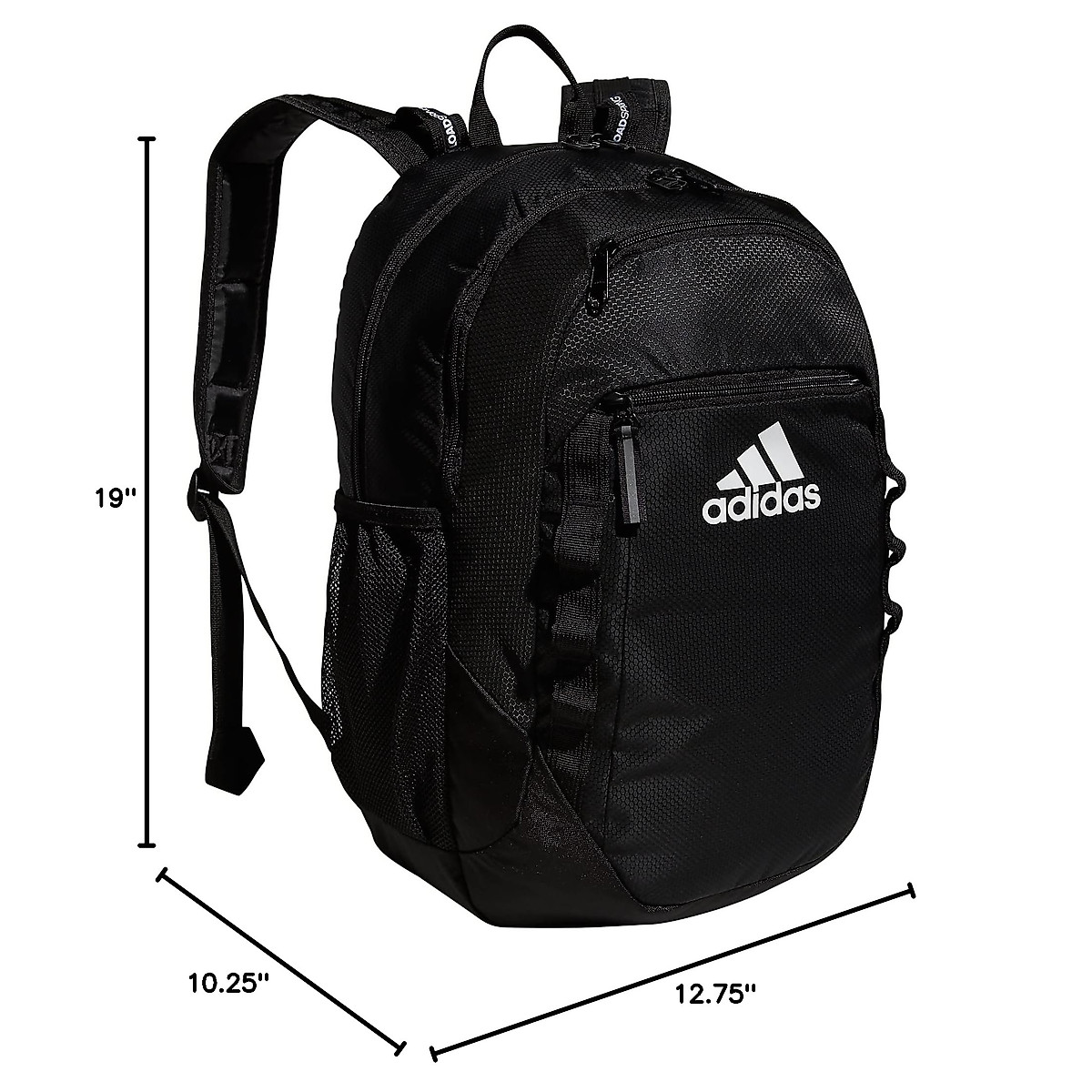 adidas Excel 6 Backpack, Black/White FW21, One Size