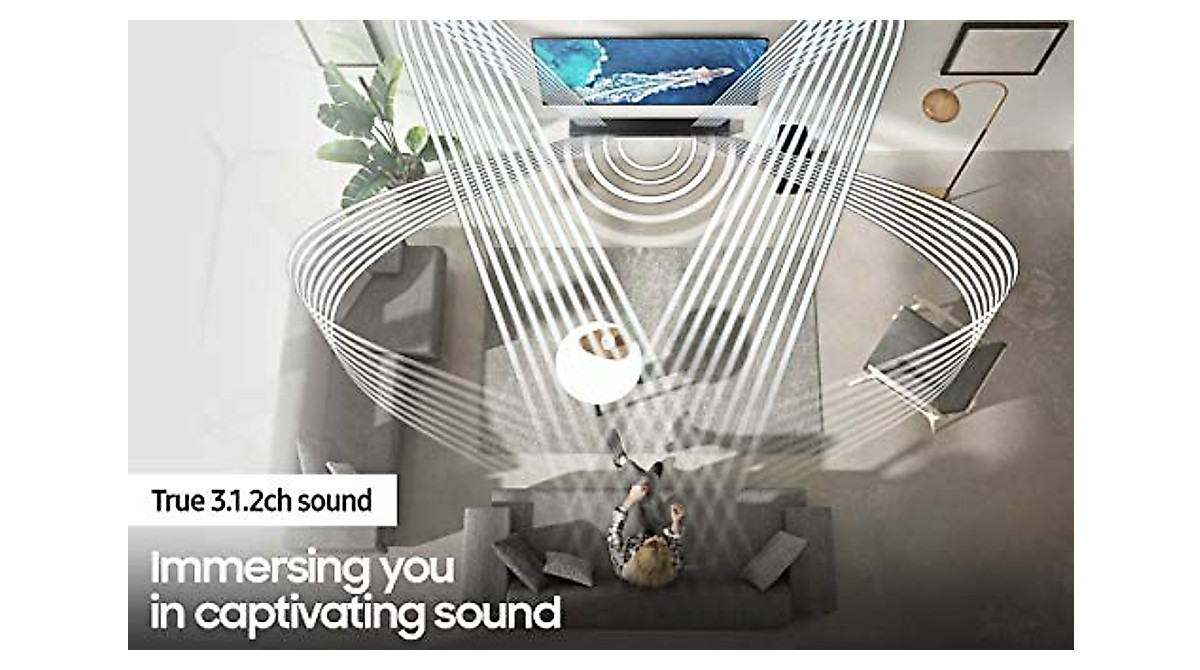 Samsung 130" 4K Laser Projector + Dolby Atmos Soundbar | Home Theater