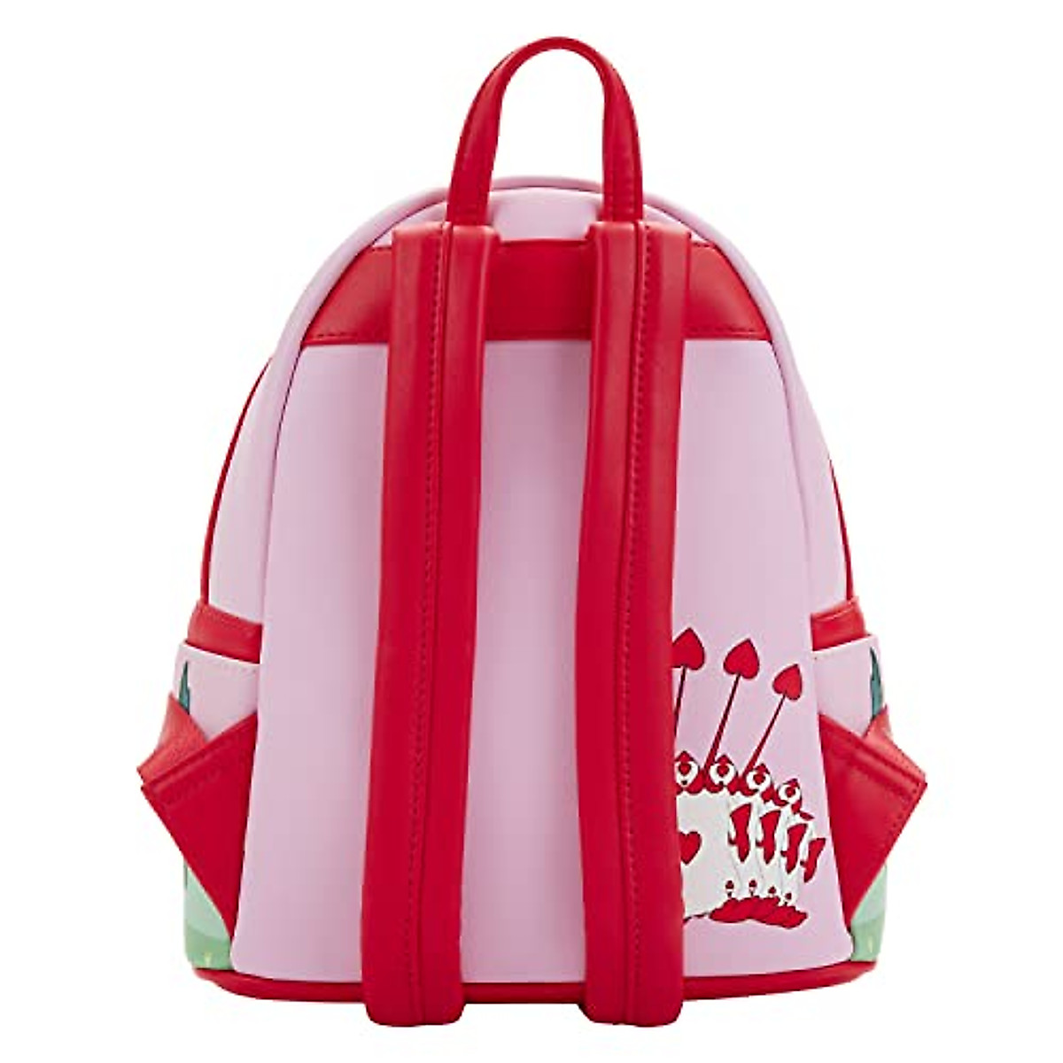 Loungefly Disney Alice in Wonderland Painting the Roses Red Womens Double Strap Shoulder Bag Purse