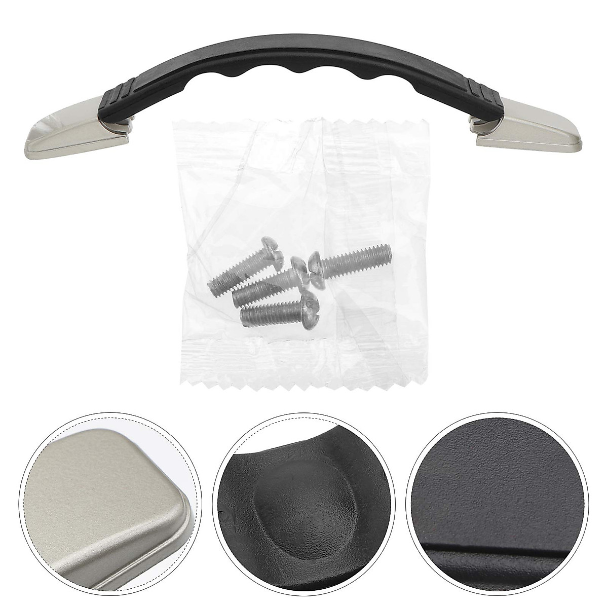 YARDWE 1pc Black Handbags Black Dressers Vanity Table Pull Flexible Handles Cupboard Door Handles Black Knobs Dresser Knobs Replacement Kayaking Accessories Wardrobe Telescopic