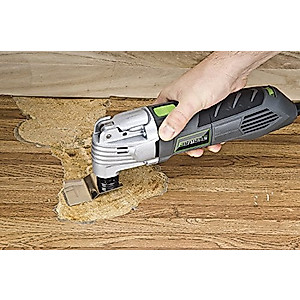 Genesis GMT25T 2.5-Amp Variable Speed Oscillating Tool with Tool-less Blade Change 17-Piece Accessory Set and 2 Year Warranty