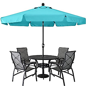 ABCCANOPY Premium Patio Umbrellas 9' Turquoise