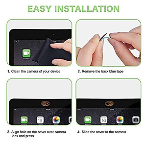 MEGREZ Webcam Cover Camera Cover Slide, Ultra Thin Laptop Privacy Protection Camera Cover Slide 3 Pack,Compatible with MacBook Pro/Air Laptop, Computer, Smartphone, Tablets, Leopard Series