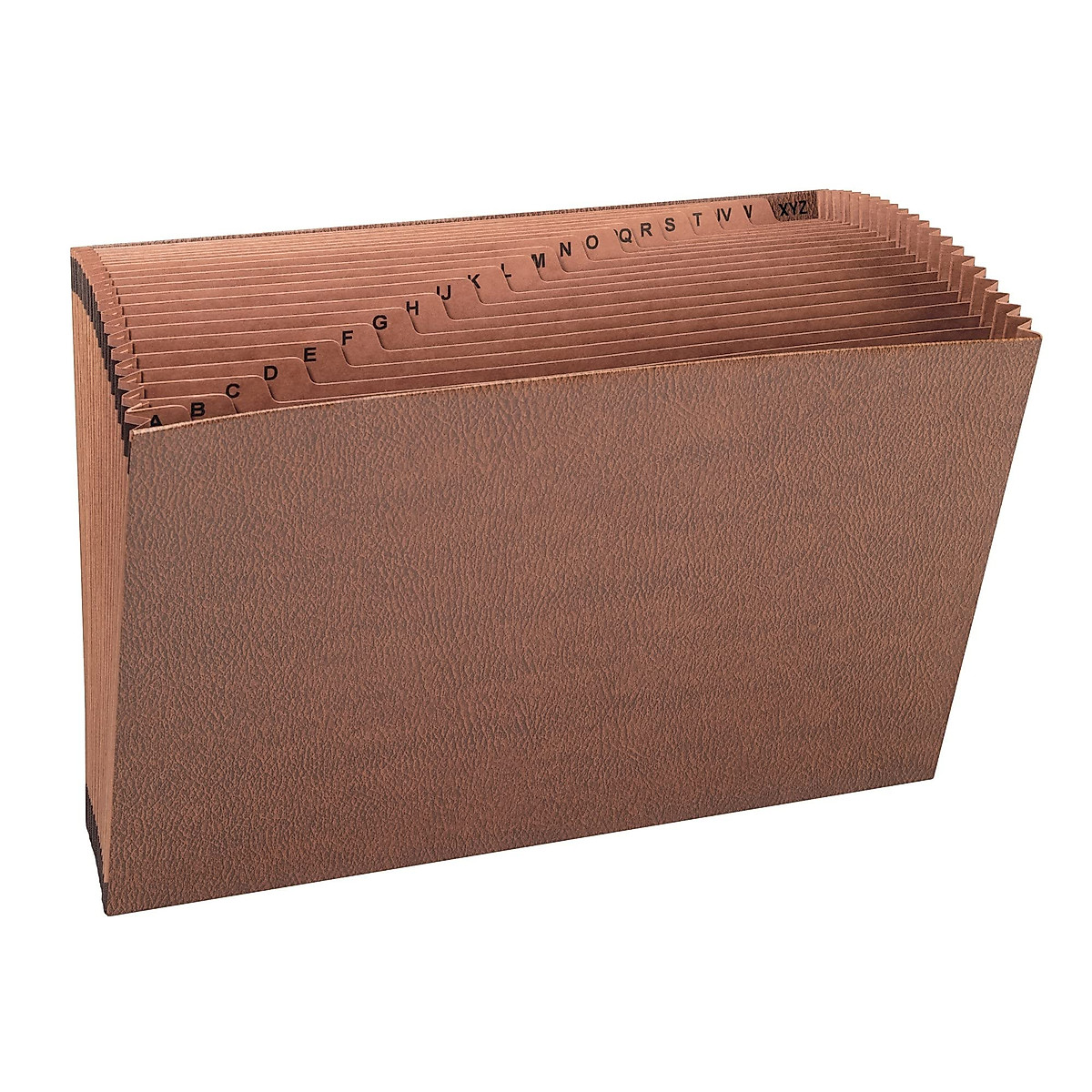 Smead TUFF Expanding File, Alphabetic (A-Z), 21 Pockets, Legal Size, Redrope-Printed Stock (70430)