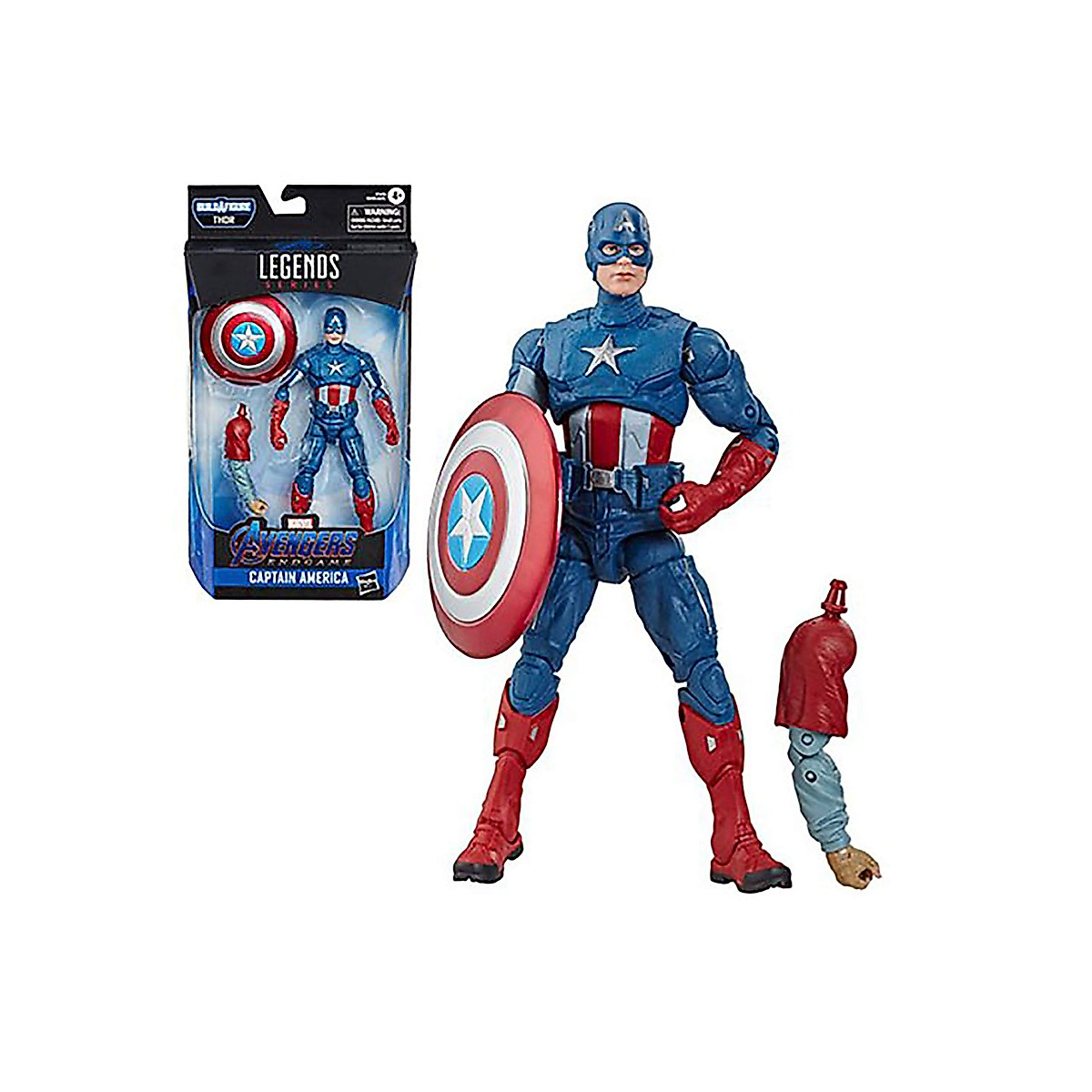 Marvel Legends Series Avengers: Endgame 6" Collectible Action Figure Captain America Collection, Includes 1 Accessory