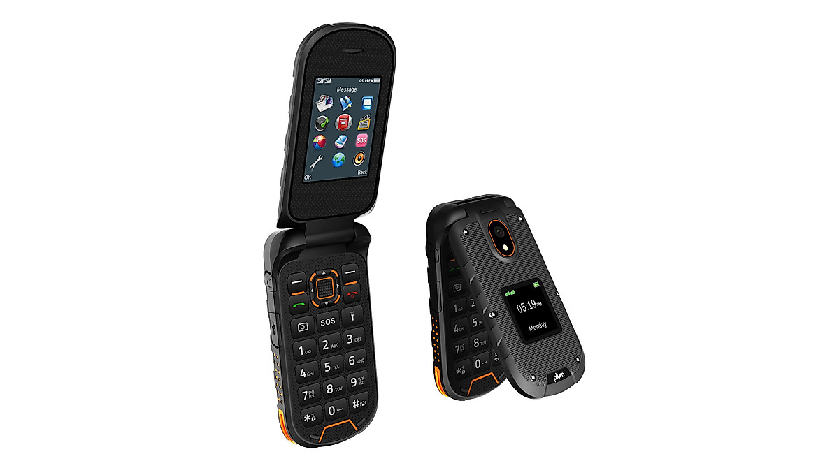 Plum RAM Plus 4G VoLTE Rugged Flip Phone - Unlocked