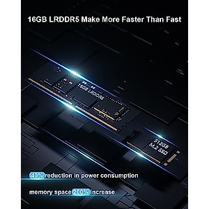 2023 New Mini PC 16GB DDR5 512GB M.2 SSD Windows 11 Pro Intel Alder Lake N95(up to 3.4Ghz) 4-Core CPU Mini Desktop Computer Support RGB Light HDMI 4K 2.4G/5G WiFi Bluetooth 4.2 Gigabit Ethernet