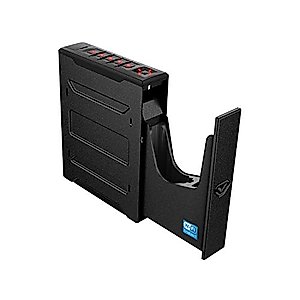 VAULTEK Slider Series Rugged Smart Handgun Safe Quick Auto-Open Sliding Door Pistol Safe with Rechargeable Li-ion Battery