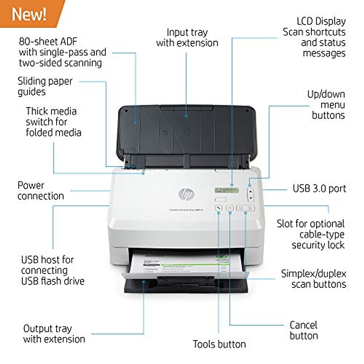 HP ScanJet Enterprise Flow 5000 s5 (6FW09A)