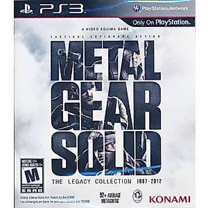 METAL GEAR SOLID THE LEGACY COLLECTION PS3 GAME BRAND NEW SEALED (NO ARTBOOK)