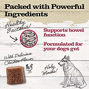 Dr. Pol Probiotic Chews for Dogs -Digestive Support, Immune Support, & Gas Relief - Anti Diarrhea Probiotic Chews for Dogs - 30 ct Large-Giant Brown Small- Medium