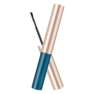 Mascara Waterproof Slender Color Mascara 3D Curling Or Slender Long Lasting Makeup Root Is Distinct Not Clumping (Black, One Size)