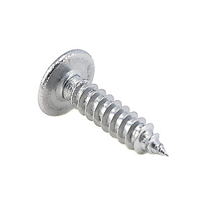 Sydien 100Pcs M5x20mm 304 Stainless Steel Round Phillips Head Wood Screws Self Tapping Screw Fasteners
