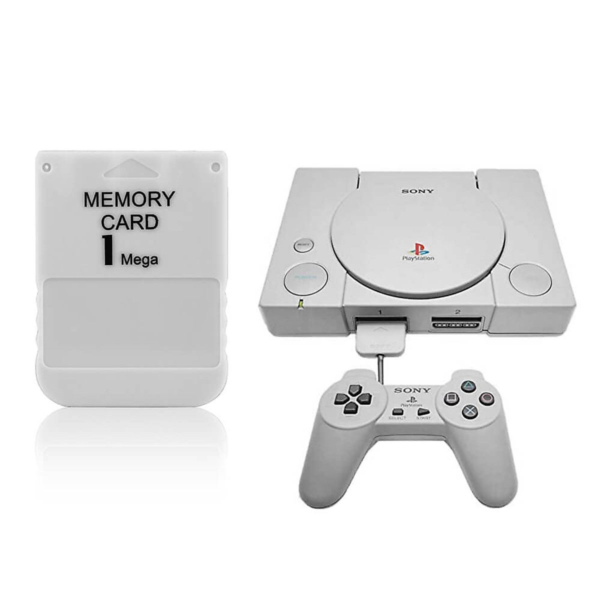 PS1 Memory Card 1MB High Speed Game Memory Card for Playstation One PS1 Memory Card