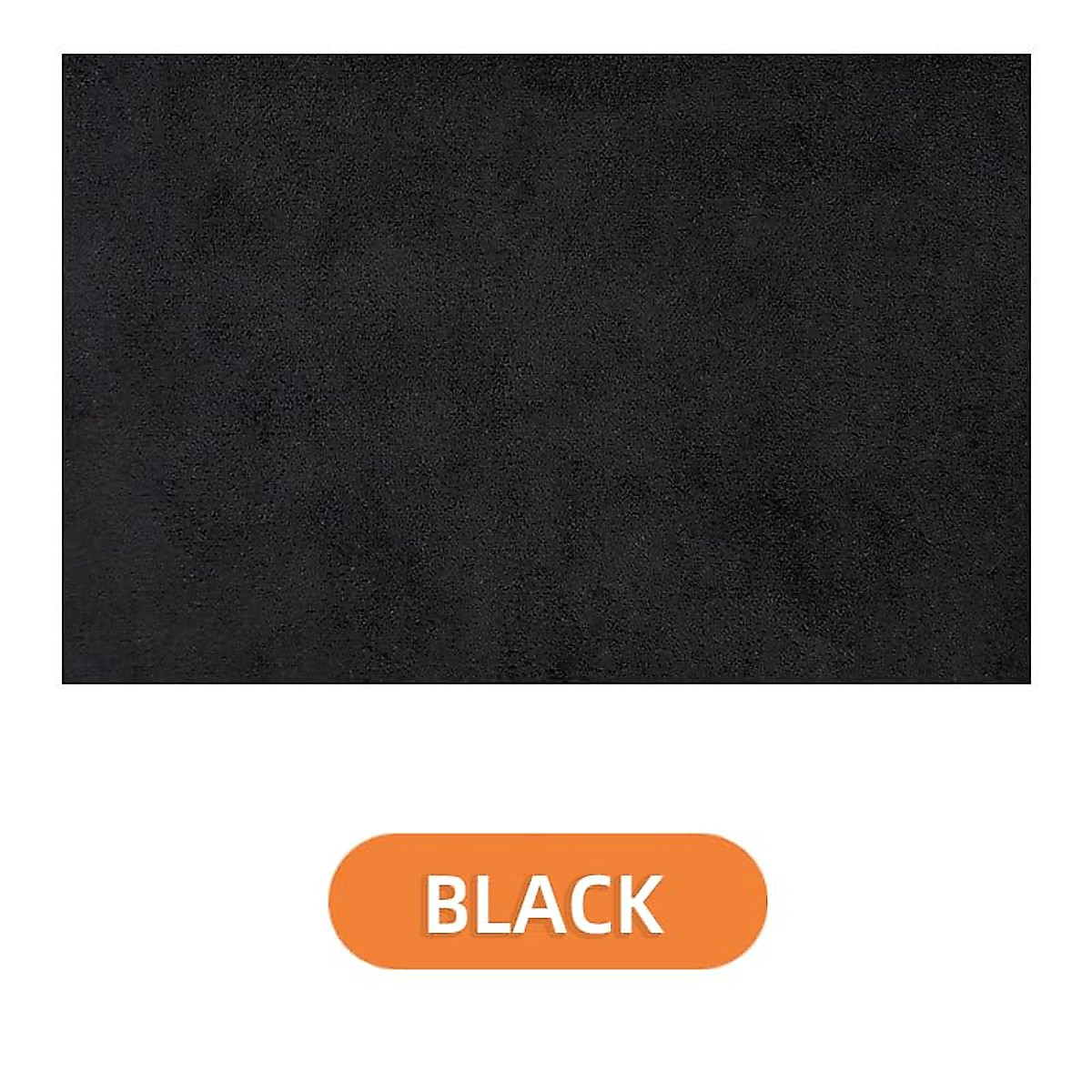 NASTASSA Microfiber Suede Fabric Self Adhesive Car Wrapping Film Imitation Leather Decorative Trims for Headliner Car Seat Center Console (Black), AF0855