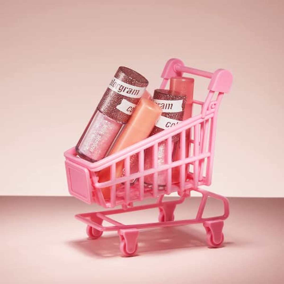 COLORGRAM Milk Bling Shadow - 01 Double Star | Pigmented liquid glitter eyeshadow, Long-lasting shimmer for daily and party makeup, Multi-dimensional sparkling metallic finish, Opaque coverage, Quick drying formula for easy application (0.11 fl.oz, 3.2g)