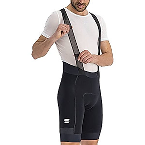 Sportful Men’s Supergiara Bibshort for Road and Gravel Biking I Cycling - Black - X-Large