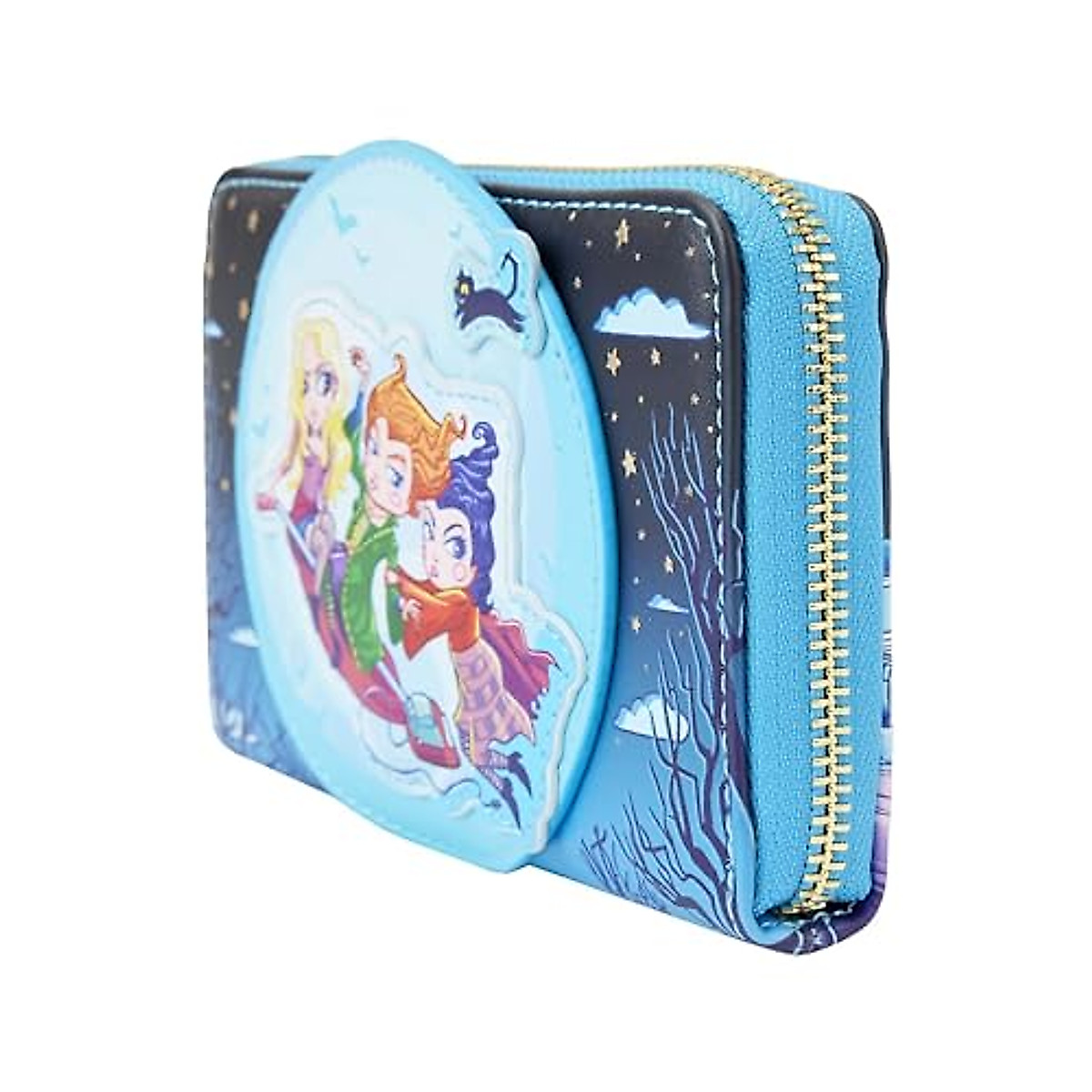 Loungefly Hocus Pocus Poster Glow Zip Around Wallet