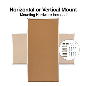 Staples Standard Durable Cork Bulletin Board