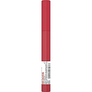 Maybelline Super Stay Ink Crayon Matte Longwear Lipstick Makeup, 140 Work for It, 0.04 oz