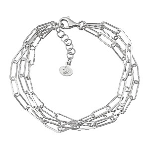 Silpada 'Graffetta' Chain Bracelet in Sterling Silver, 7" + 1"