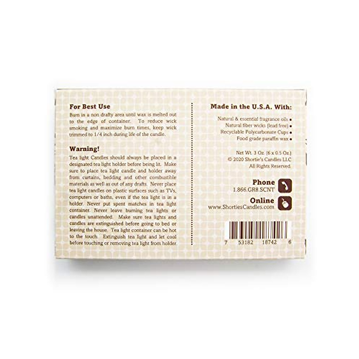 Vanilla Bean Premium Tealight Candles Bulk Pack - 24 Beige Highly Scented Tea Lights - Beautiful Candlelight - Made in The USA - Bakery & Food Collection