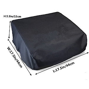 ZBXFCSH Heavy Duty Grill Griddle Cover Water Proof 600D Polyester Table Top Griddle Cover Compatible with 17 inch Blackstone Griddle Without Griddle Hood
