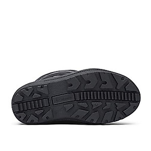 Columbia unisex child Powderbug Forty Snow Boot, Black/Orange Blast, 5 Big Kid US