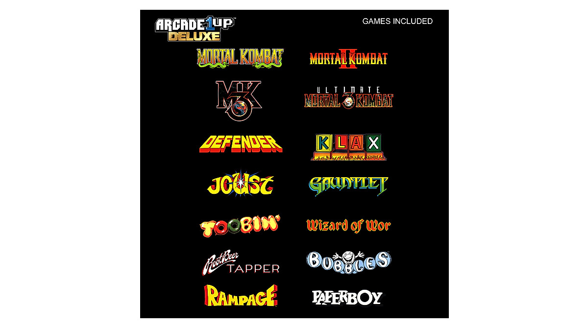 Arcade 1Up Mortal Kombat At-Home Arcade System - 4ft | Retro Gaming Console